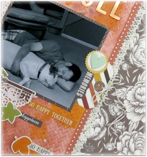 Scrapping With Yvette My Creative Scrapbook November Tutorial Love Snuggle