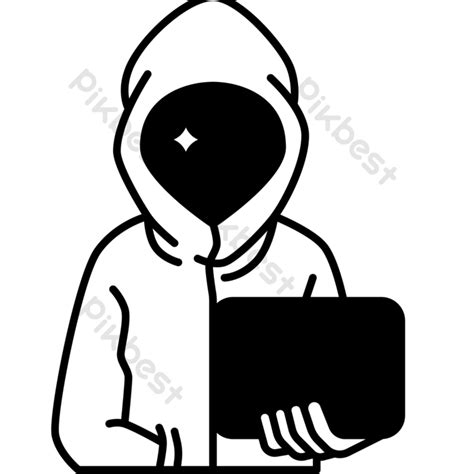 Cyber Security Hacker Character PNG Images PSD Free Download Pikbest