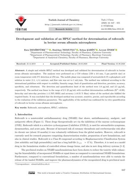 Pdf Development And Validation Of An Hplc Method For Dokumen Tips