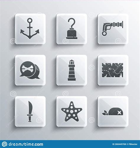 Set Location With Anchor Speed Limit Traffic Compass Mobile Wind Rose Folded Map Location