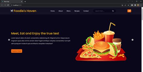 github neeraja kallamadi react js responsive restaurant website this