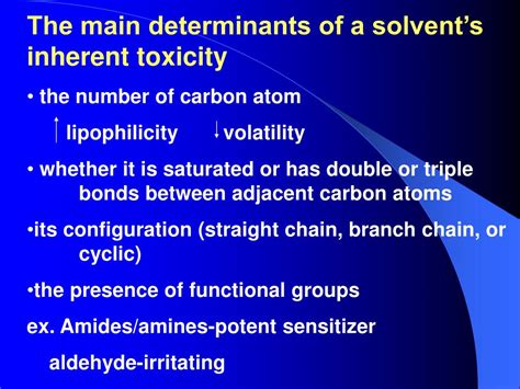 Ppt Solvents And Vapors Volatile Organic Compounds Powerpoint Presentation Id 3712632