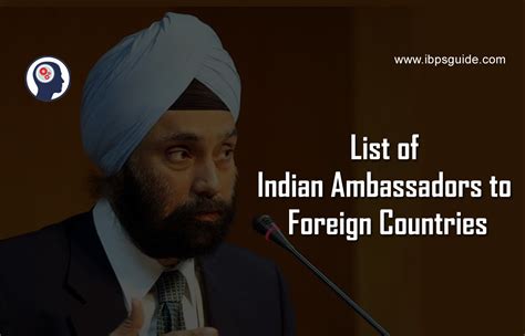 New List Of Indian Ambassadors To Foreign Countries 2017 Gk Updates