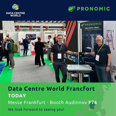 Pronomic Data Center On Linkedin Datacenter Serverhandling Dcwfrankfurt Datacenterequipment