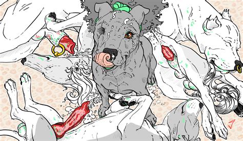 Rule 34 Big Penis Canine Canine Cum Dogo Argentino Feral Foursome