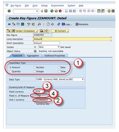 How To Create Infoobjects With Key Figures Erp Qanda