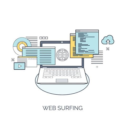 premium vector vector illustration flat computing background