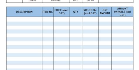 Gst Spreadsheet Template Australia Google Spreadshee Gst Spreadsheet Template Australia