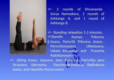 60 Minute Hatha Yoga Sequence Class Theme Ppt