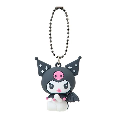 Keychain Kuromi Black Ver Sanrio Angel Meccha Japan