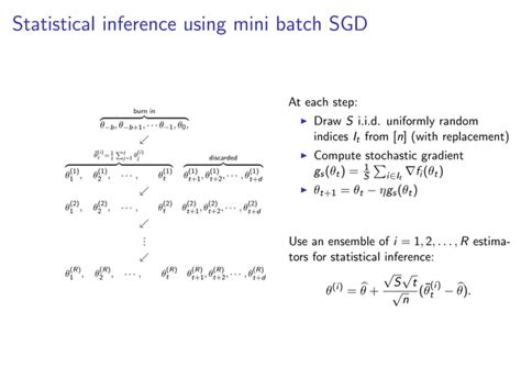 statistical inference using stochastic gradient descent ppt