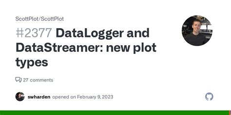 Datalogger And Datastreamer New Plot Types · Issue 2377 · Scottplot