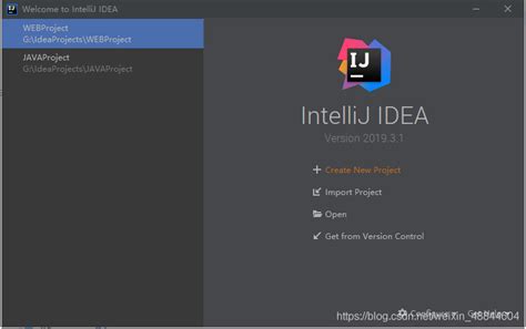 打开和设置idea欢迎界面 idea welcome页面 csdn博客