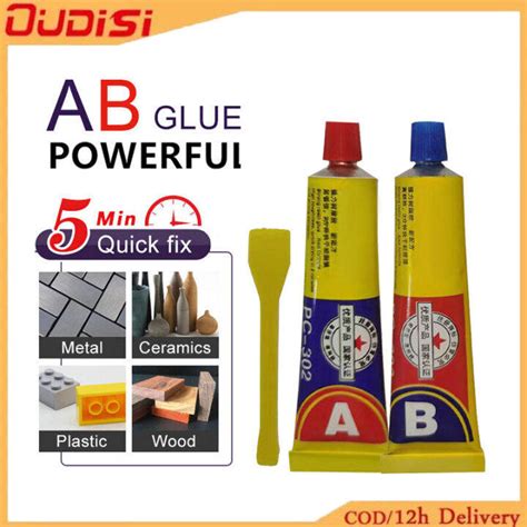 Oudisi Ab Glue Multi Purpose Strong Adhesive Epoxy Resin Glue For Plastic Metal Ceramic Iron