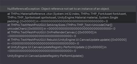 textmeshpro problem after porting from hololens unity development