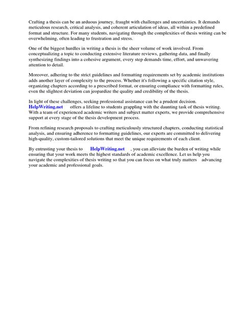 Thesis Guidelines Format Pdf Thesis Citation