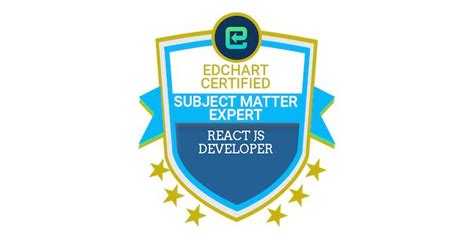 Christopher Hamer On Linkedin Edchart Certified React Js Developer Subject Matter Expert Was