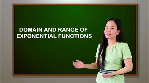 Domain And Range Of Exponential Functions General Math Grade 11 Lesson 7 Youtube
