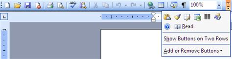 Customizing Toolbars