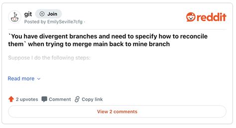 Fatal Need To Specify How To Reconcile Divergent Branches Solved