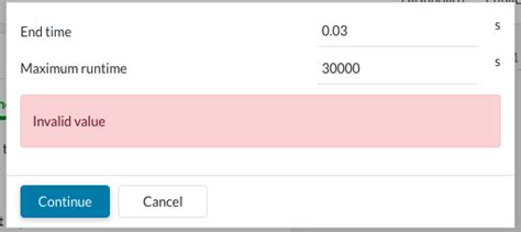 cannot continue a run using simscale simscale cae forum