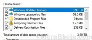 Fix Disk Cleanup Bug TB Used By Windows Updates In Windows