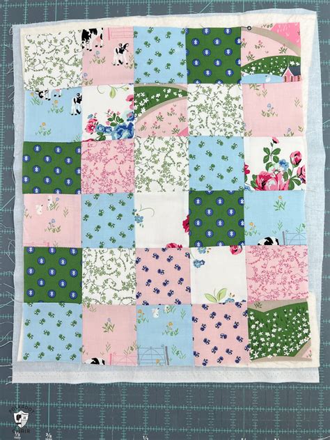 Cute Quilted Patchwork Tote Bag Pattern Polka Dot Chair