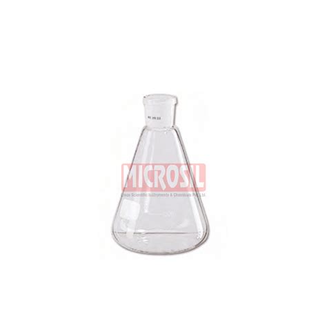Erlenmeyer Flask With Threaded Joints Microsilindia Erlenmeyer Flask With Threaded Joints Microsilindia
