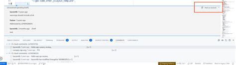Comment Card Rendering Of Label Action Is Broken With Issue Microsoft Vscode