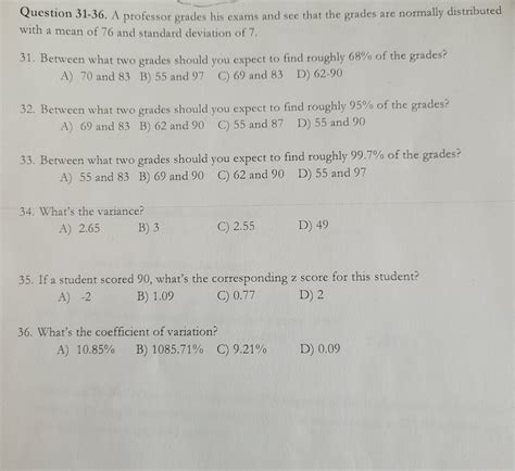 Solved Help Me With This Midterm Question 31 36 ﻿a