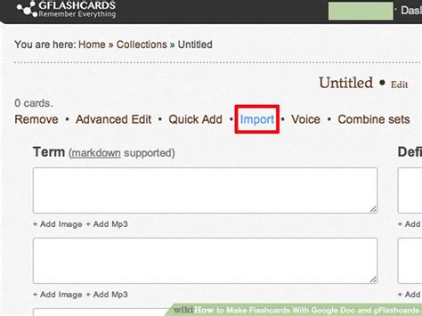 How To Make Flashcards With Google Doc And GFlashcards 9 Steps