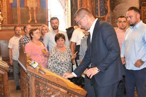 Христијан Мицкоски On Twitter На празникот Св Јоаким Осоговски во посета на Осоговскиот