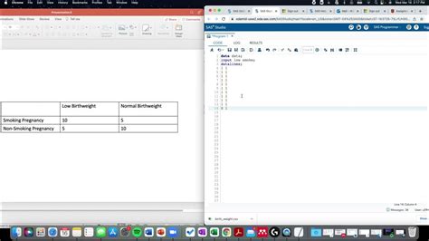 Inputting Data Manually Into Sas Youtube