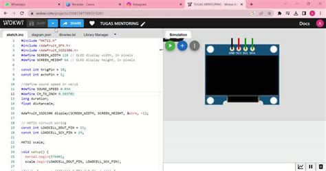 Video Ayuni Sari On Linkedin Wokwi Simulator Bmi Semangat