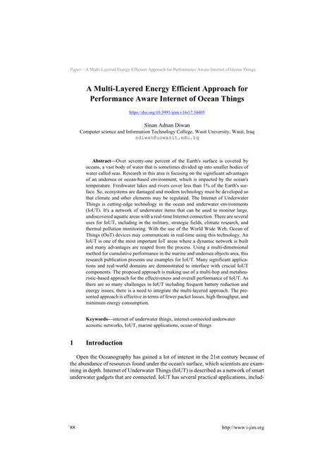 Pdf A Multi Layered Energy Efficient Approach For Performance Aware