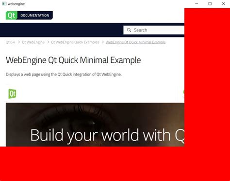 Qt QtWebEngine Displays Partially Without Margins Stack Overflow
