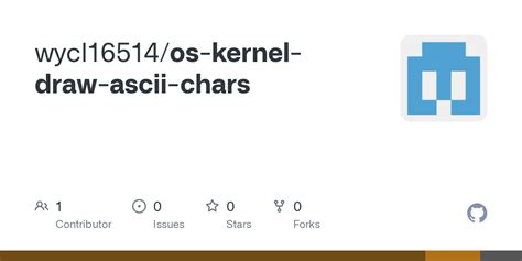 GitHub Wycl Os Kernel Draw Ascii Chars