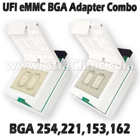 UFI EMMC BGA Adapter Combo BGA 254 221 153 162