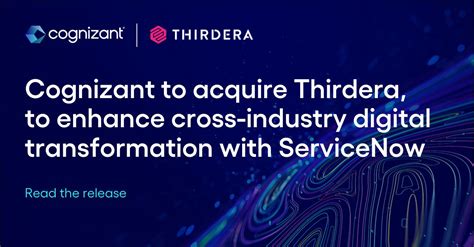 Sajan Thomas Abraham On Linkedin I Am Excited To Share That Cognizant Has Entered An Agreement