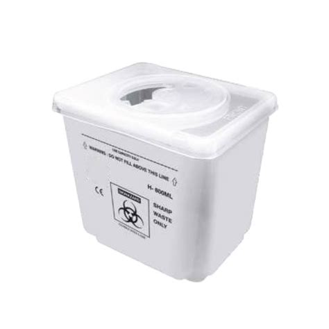Top Manufacturer Supplier Of 0 8 Ltr Disposable Sharp Containers IndoSurgicals Pvt Ltd