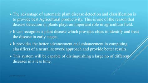 Plant Disease Detection And Classification Using Deep Learning Pptx