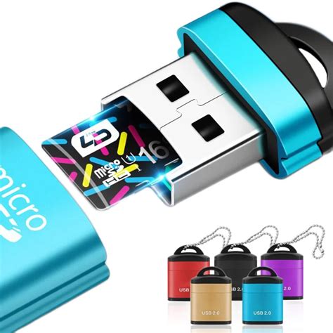 Mini USB Card Reader Memory Card Adapter For TF Micro Sd Cards
