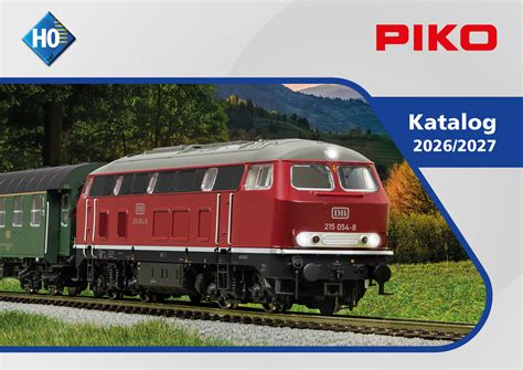 H0 Katalog 2026 Modelleisenbahn Kaufen Piko Webshop