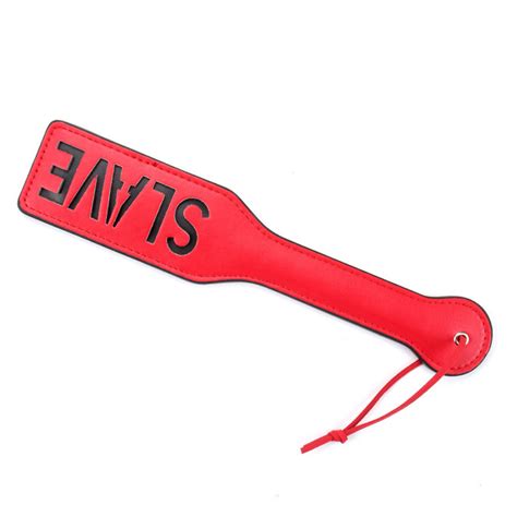 Love Fire Faux Leather Slave Spanking Paddle Foreplay Adult Toys China Paddle And Spanking