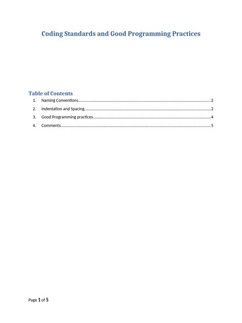 coding standards pdf letter case computer science