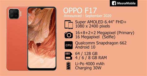 Oppo F17 Price In Malaysia RM1099 Full Specs MesraMobile