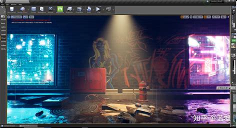 Ue4 赛博朋克雨夜环境创作分享 知乎
