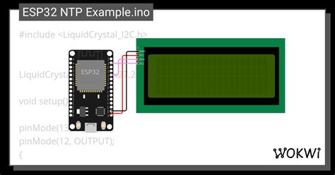 Esp32 Ntp O Copy Wokwi Esp32 Stm32 Arduino Simulator