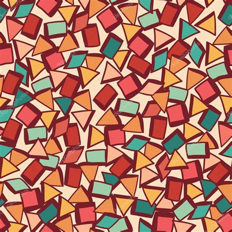 Seamless Fabric Texture With Triangles — Stock Vector © Markovka 22172623