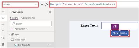 Navigate Function In Power Apps PowerApps Navigate To Another Screen